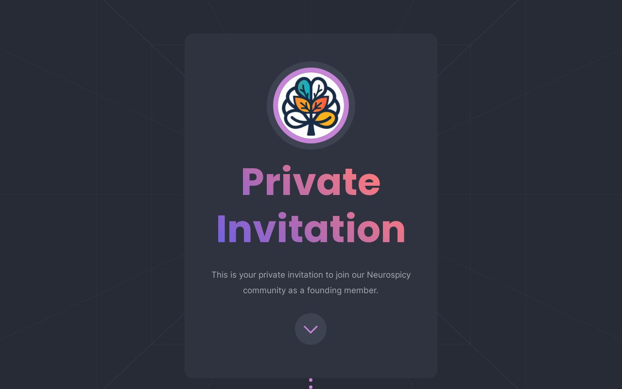Private Invitation